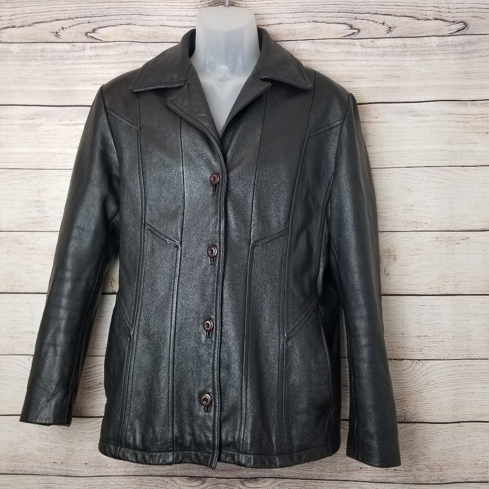 Wilson Leather Jacket 4 Bottom Size L - Gem